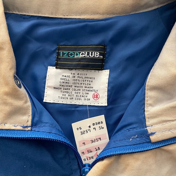 Izod Club | Jackets & Coats | Rare Vintage Retro 8s Izod Club Youth ...
